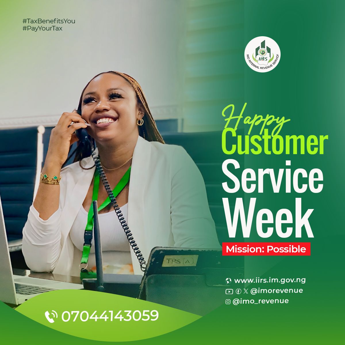 HAPPY CUSTOMER SERVICE WEEK – iirs blog